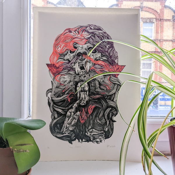 Screen Print Art - Etsy UK
