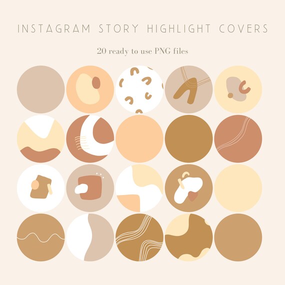 20 Minimalist Instagram Highlight Icons Modern Icons Boho | Etsy