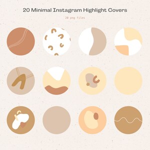 20 Minimalist Instagram Highlight Icons | Modern Icons | Boho Icons ...