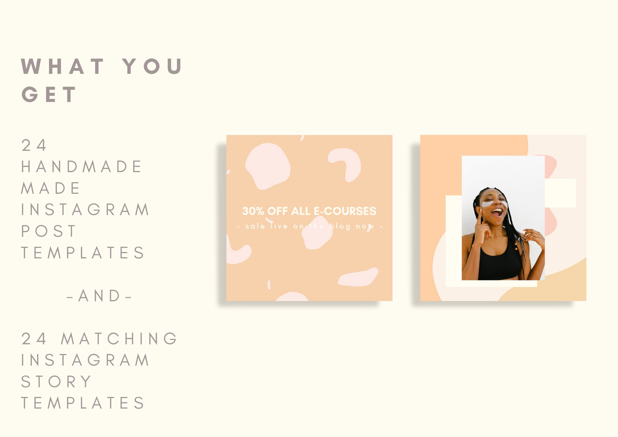 Sunshine Instagram Post and Story Templates Bright and Joyful Templates ...