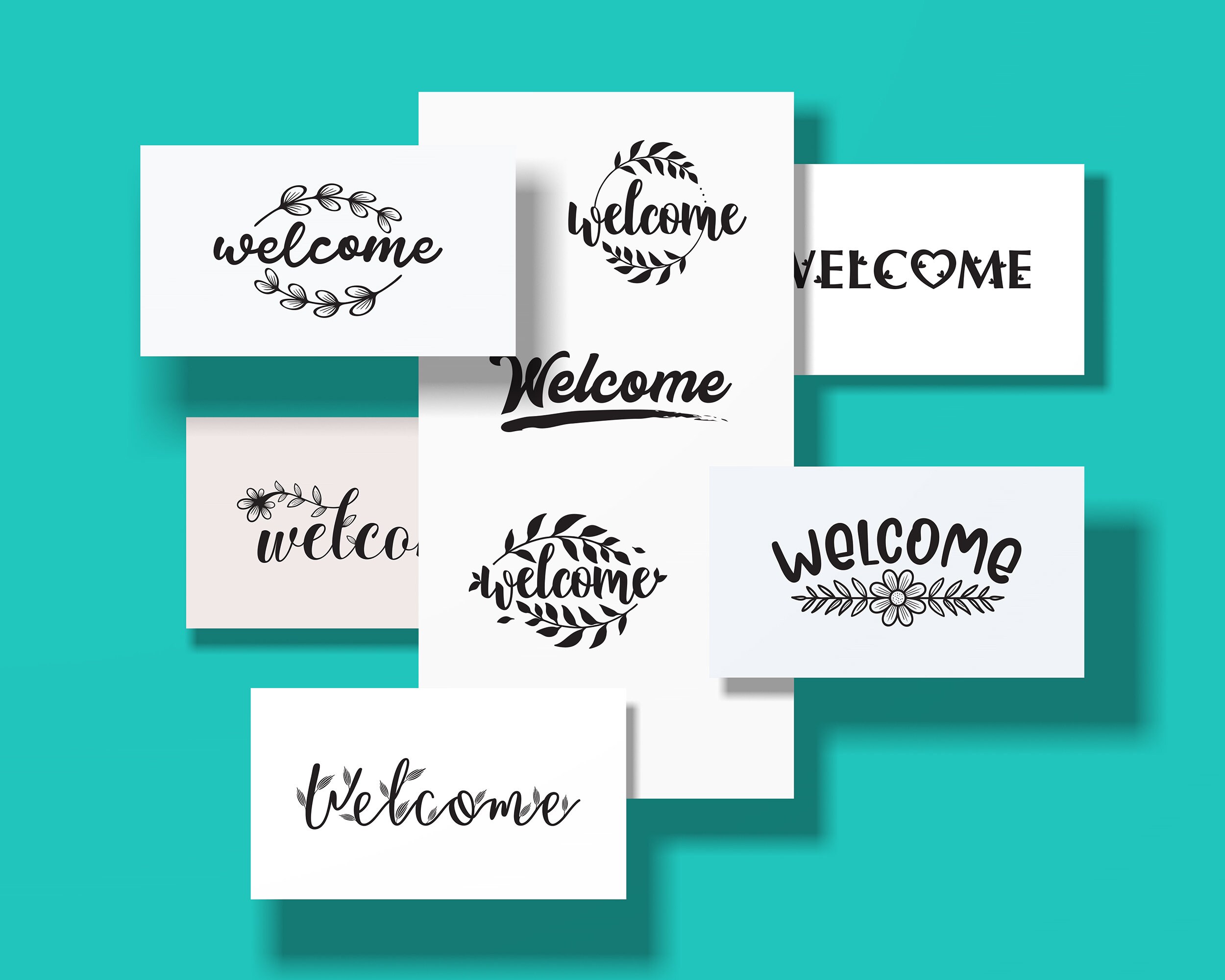 Welcome SVG Bundle 50 Welcome Sign SVG Files Welcome Bundle - Etsy ...