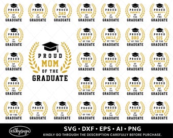 Graduation Family Bundle Svg - Etsy