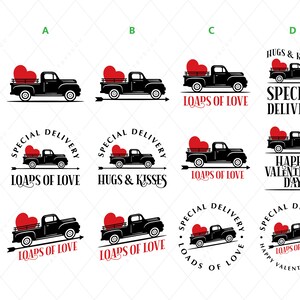 Special Delivery Loads of Love SVG, Valentine SVG, Valentine's Day SVG ...