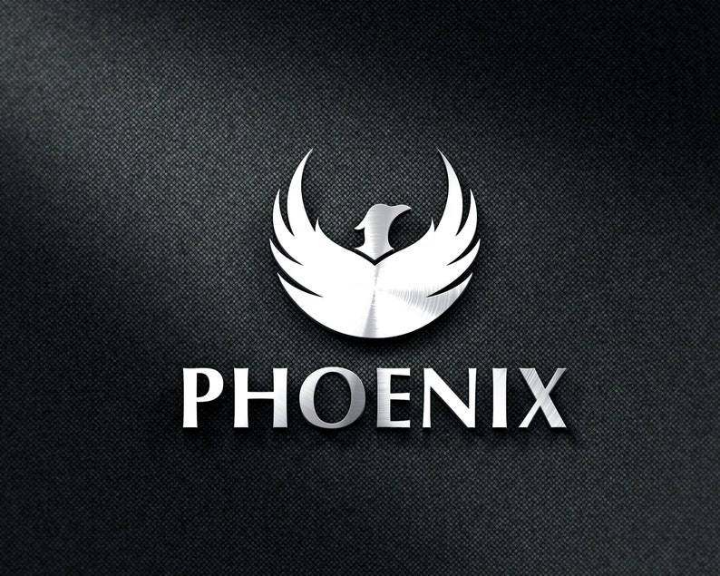 Phoenix Vector Logo Template, Bird Logo Template, Phoenix Logo SVG ...