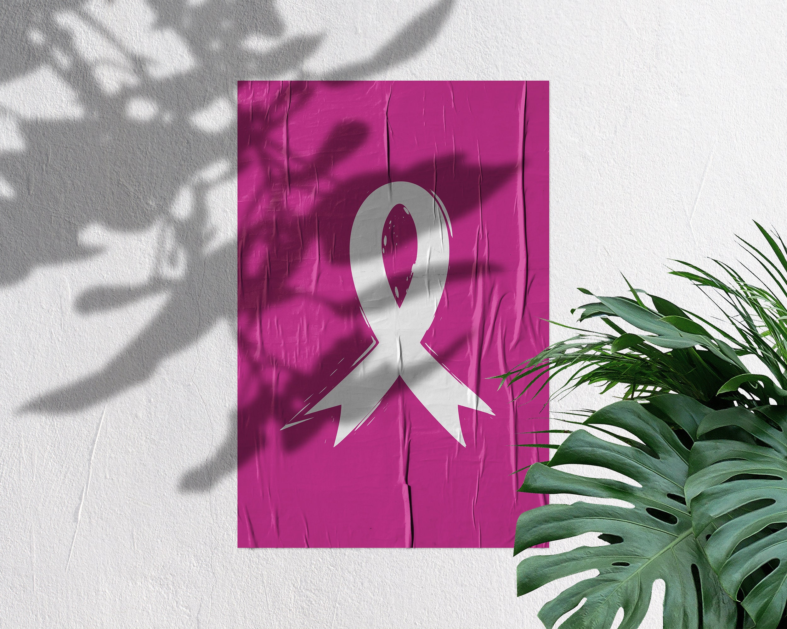 Pink Cancer Ribbon Svg Awareness Ribbon Svg Bundle Breast - Etsy