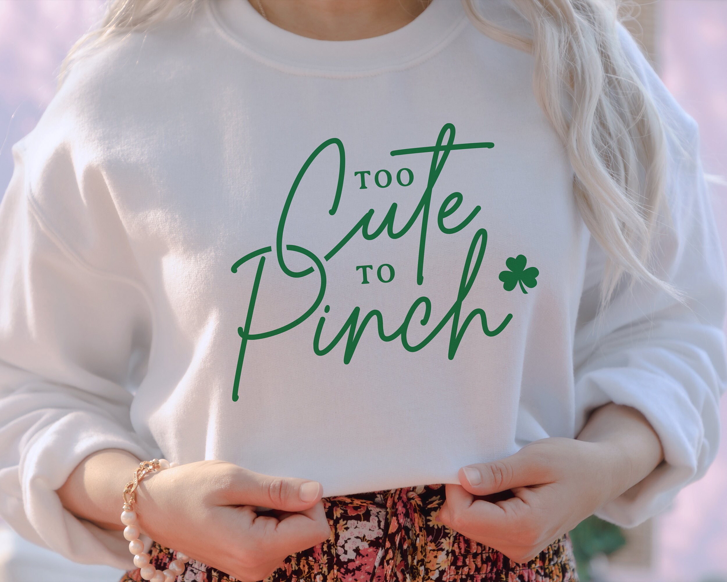 Too Cute to Pinch SVG St Patricks Day SVG Bundle | Etsy