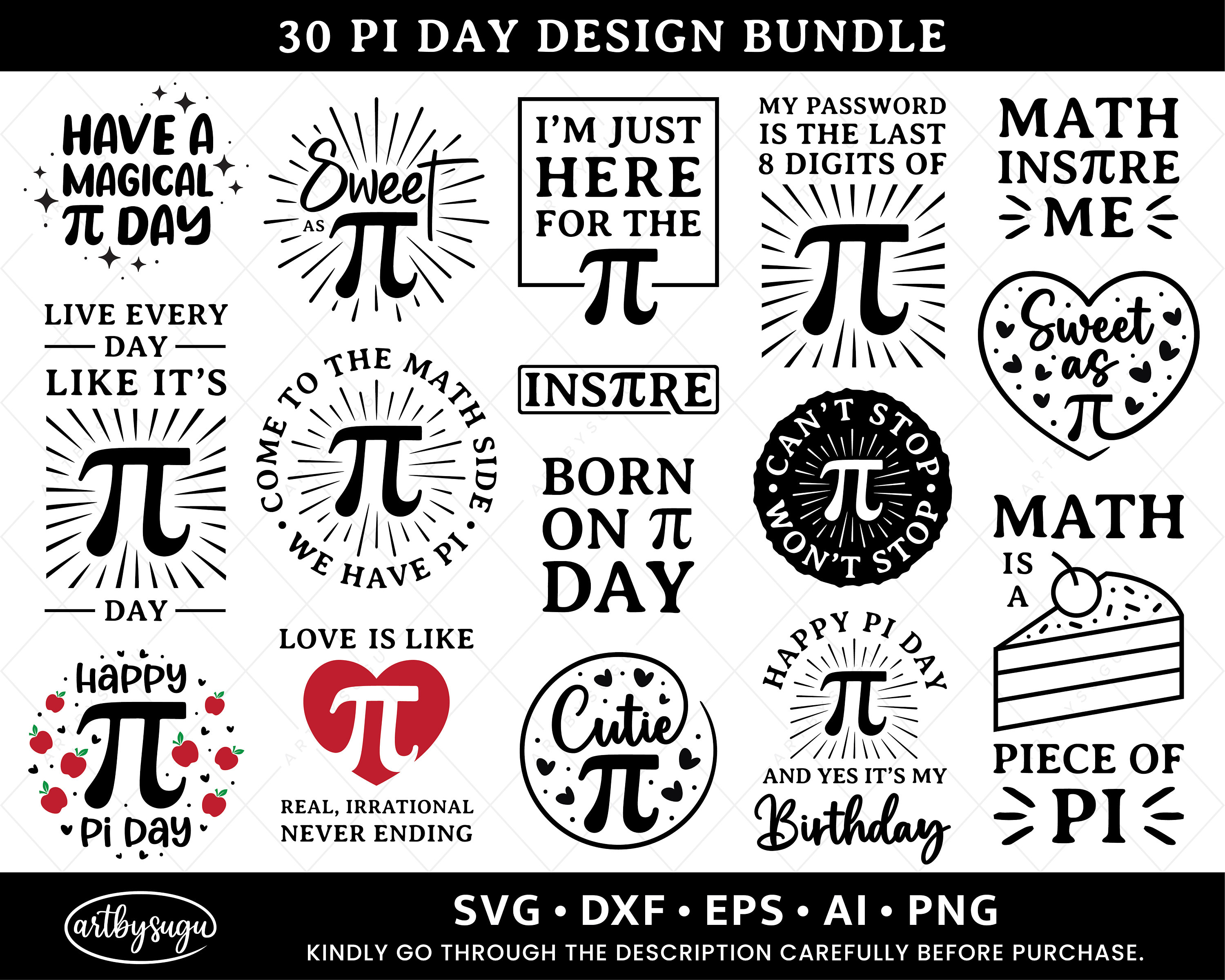 Pi Day Designs