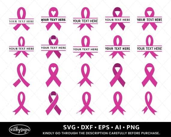 Cancer Survivor Monogram Svg Breast Cancer Monogram Svg - Etsy
