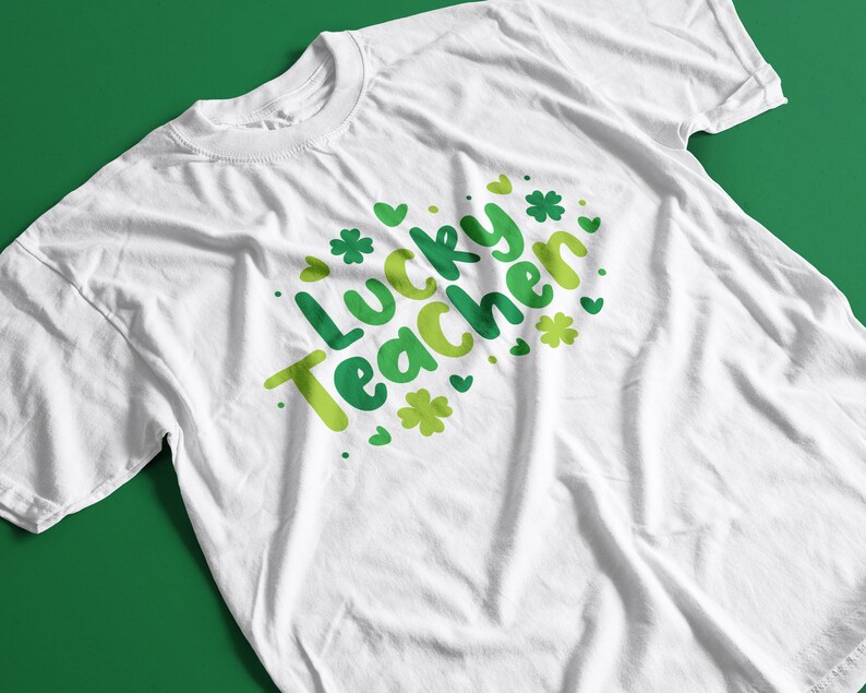 One Lucky Teacher SVG St Patricks Day SVG - Etsy