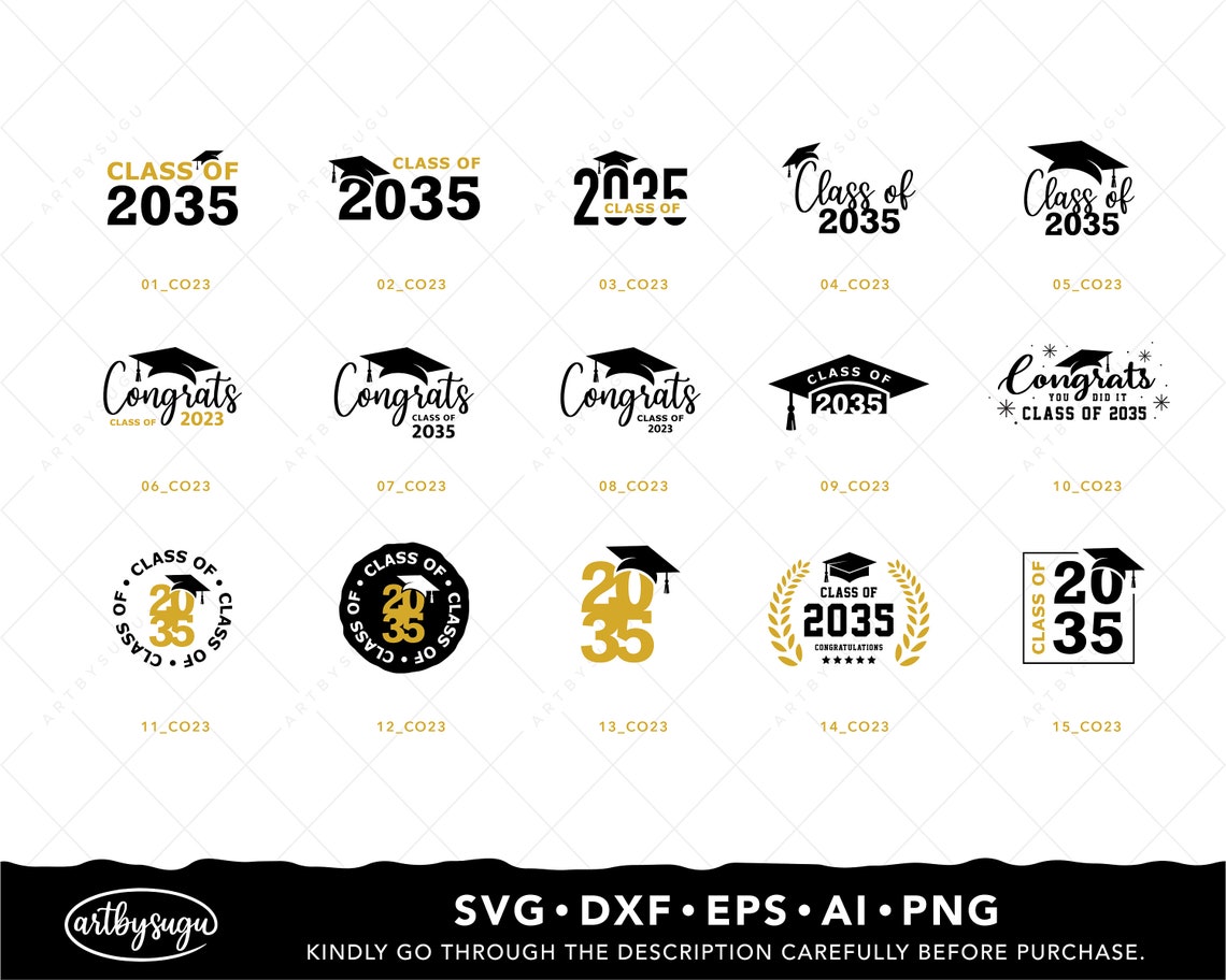 Class of 2035 SVG Class of 2035 Shirt SVG School SVG Bundle - Etsy