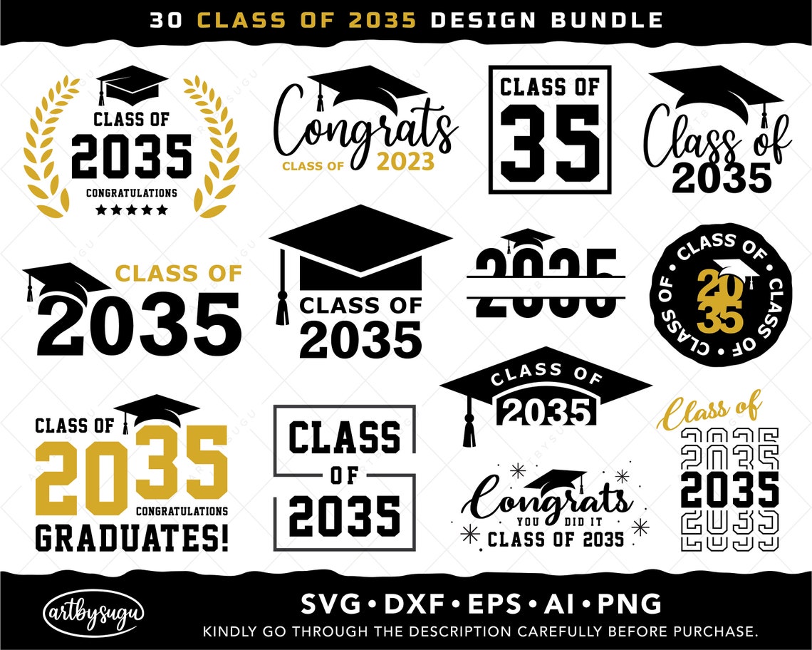 Class of 2035 SVG, Class of 2035 Shirt SVG, School SVG Bundle - Etsy