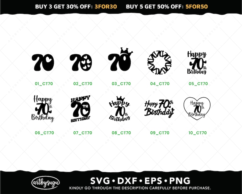 70th Birthday Cake Topper Svg Bundle, Cheers to 70 Years Png, 70 and ...