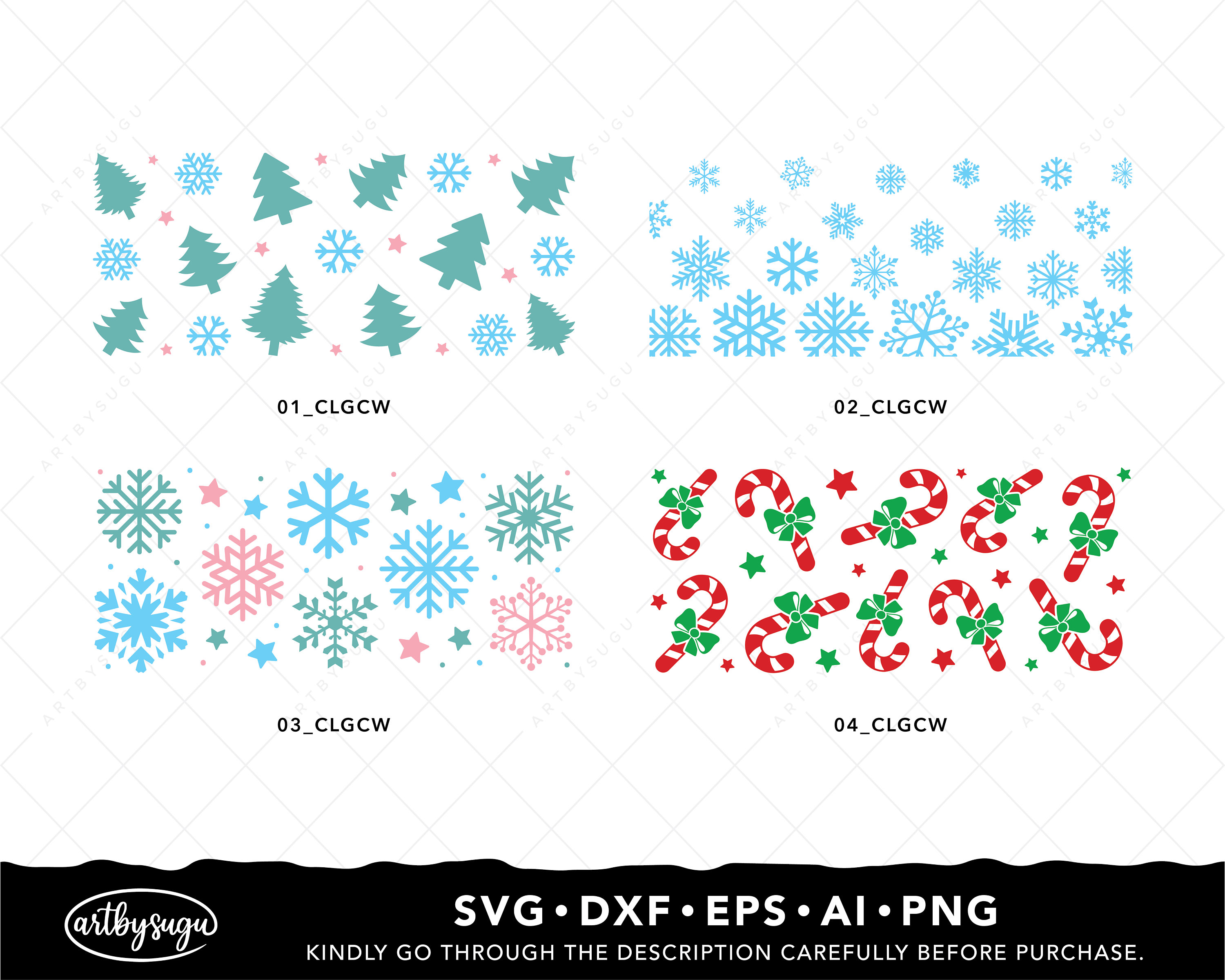 Christmas Libbey Glass Can SVG Bundle 16oz Glass Can SVG - Etsy