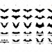 Bat SVG Bundle, Bat Monogram Svg, Halloween SVG, Bat Template, Bat Svg ...