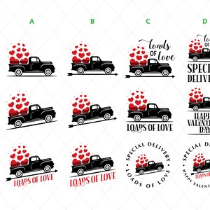 Special Delivery Loads of Love SVG, Valentine SVG, Valentine's Day SVG ...