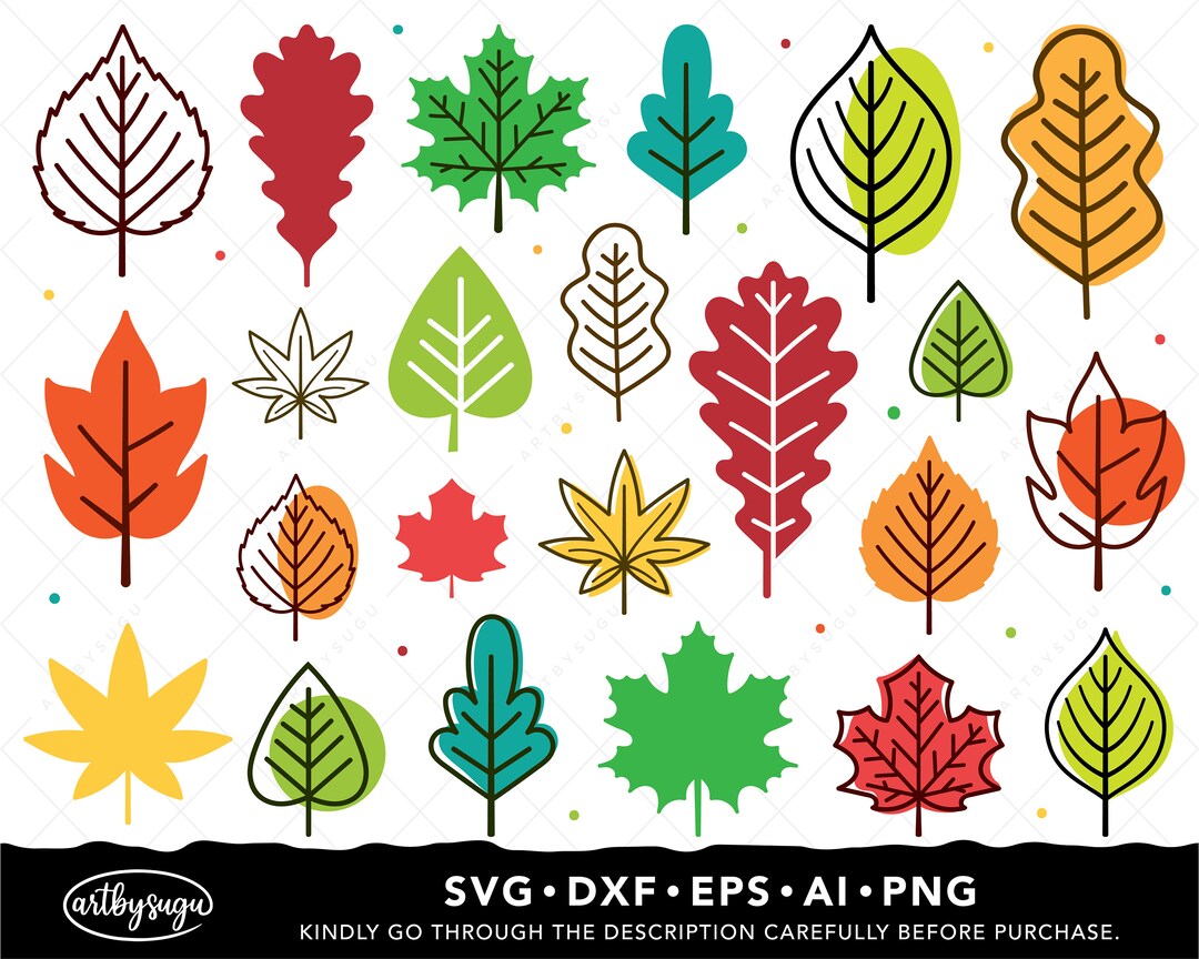 Fall Leaves SVG Bundle Autumn Leaves SVG Fall Leaf SVG - Etsy Australia