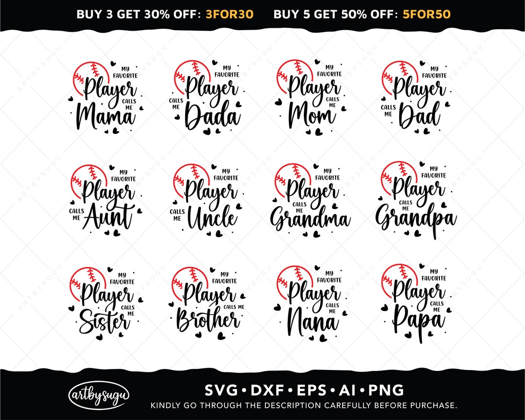 Baseball Family Svg Bundle, Baseball Life, Baseball Mom, Baseball Dad ...
