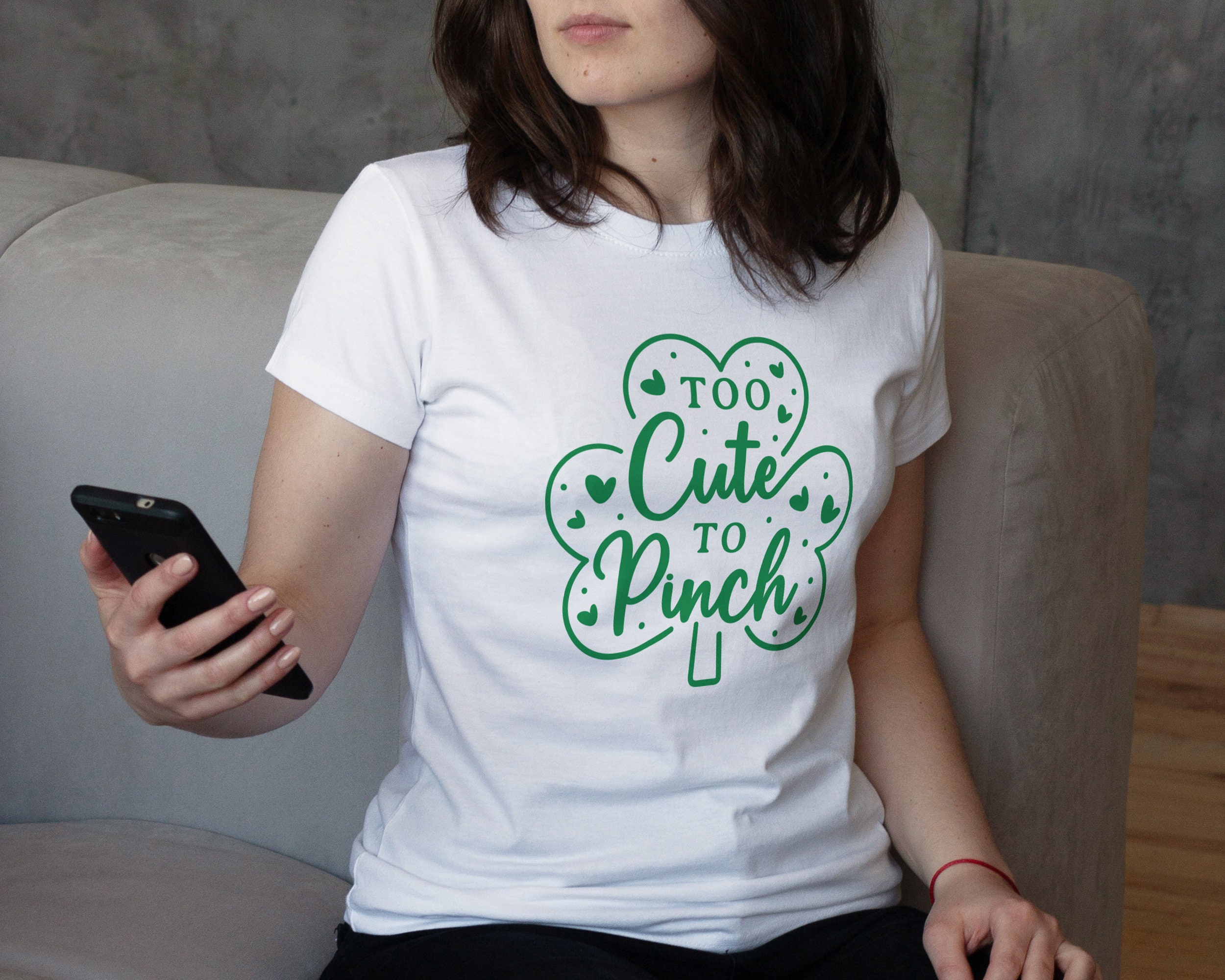 Too Cute to Pinch SVG St Patricks Day SVG Bundle | Etsy