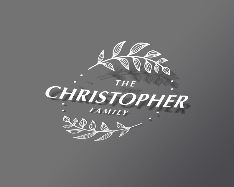 Family Last Name Svg for Cut File, Farmhouse Wreath Svg, Dxf, Png, Eps ...