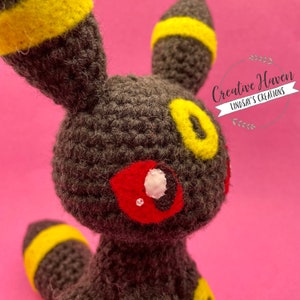 Crochet PDF Umbreon Pattern/pdf Dark Kitty Pattern/written and Photo ...