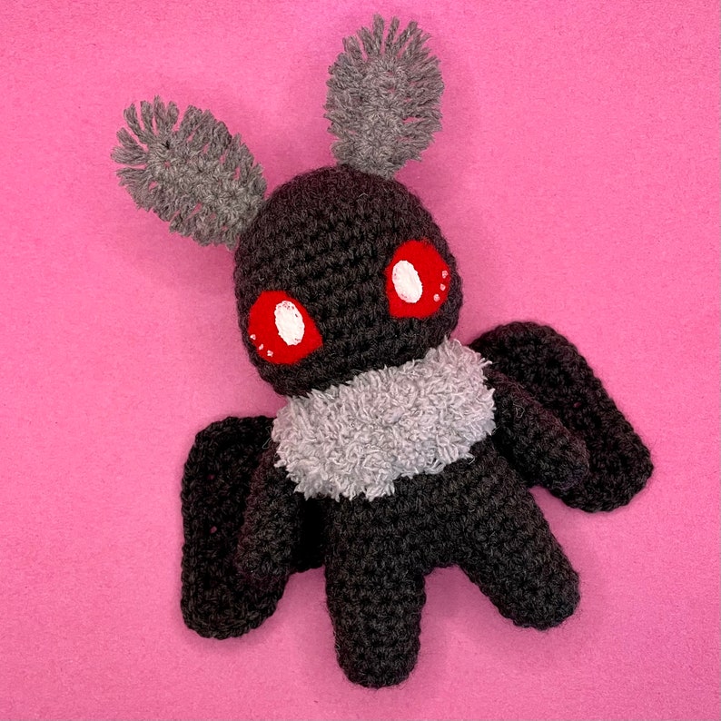 Crochet Mothman Pattern/pdf Mothman Crochet Pattern/mothman - Etsy