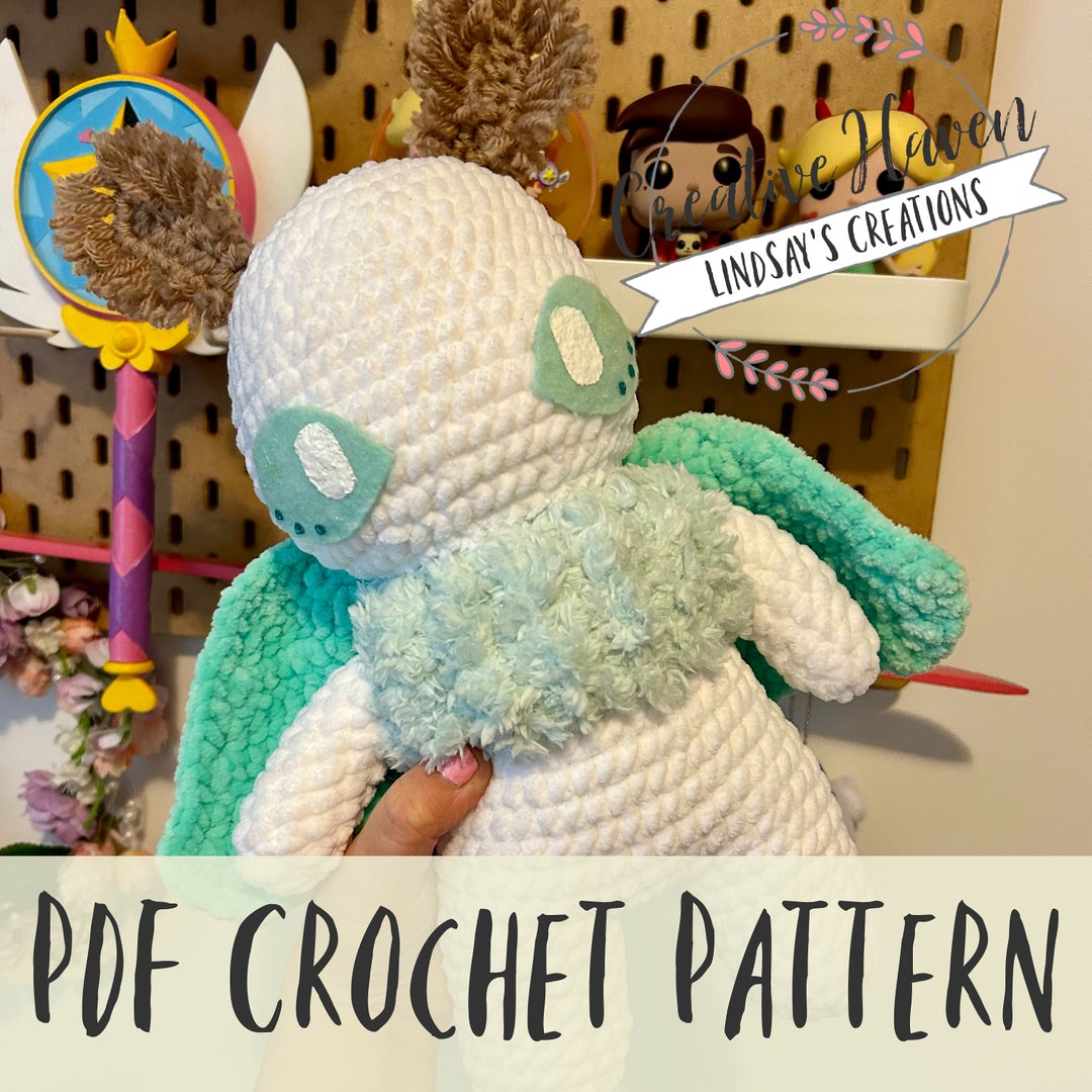 Giant Mothman Crochet Pattern/pdf Pattern for Jumbo Mothman Plush ...