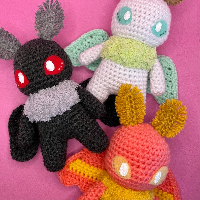 Crochet Mothman Pattern/pdf Mothman Crochet Pattern/mothman - Etsy