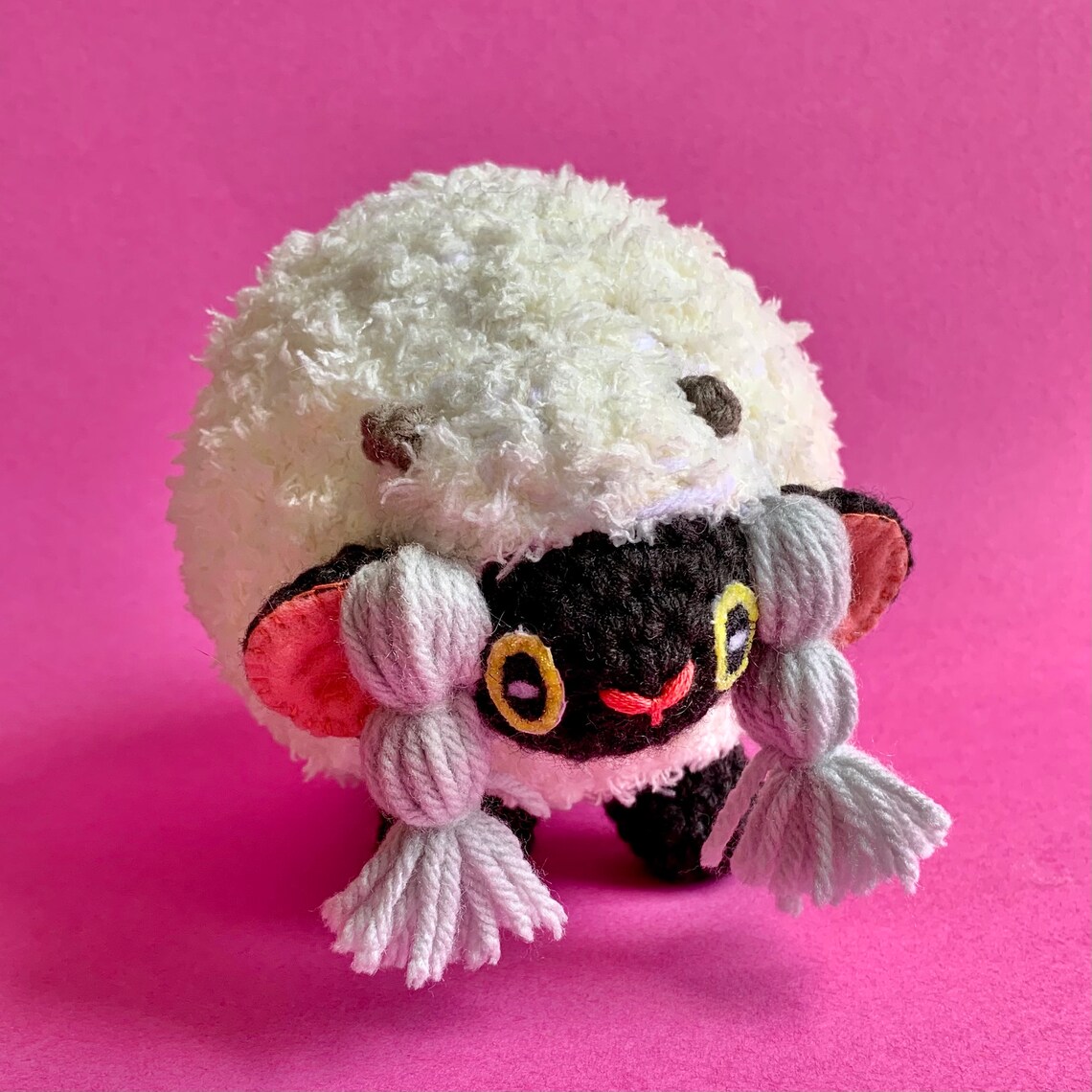 Mini Crochet Wooloo Pattern/wooloo Plush Pattern/pokémon Crochet ...