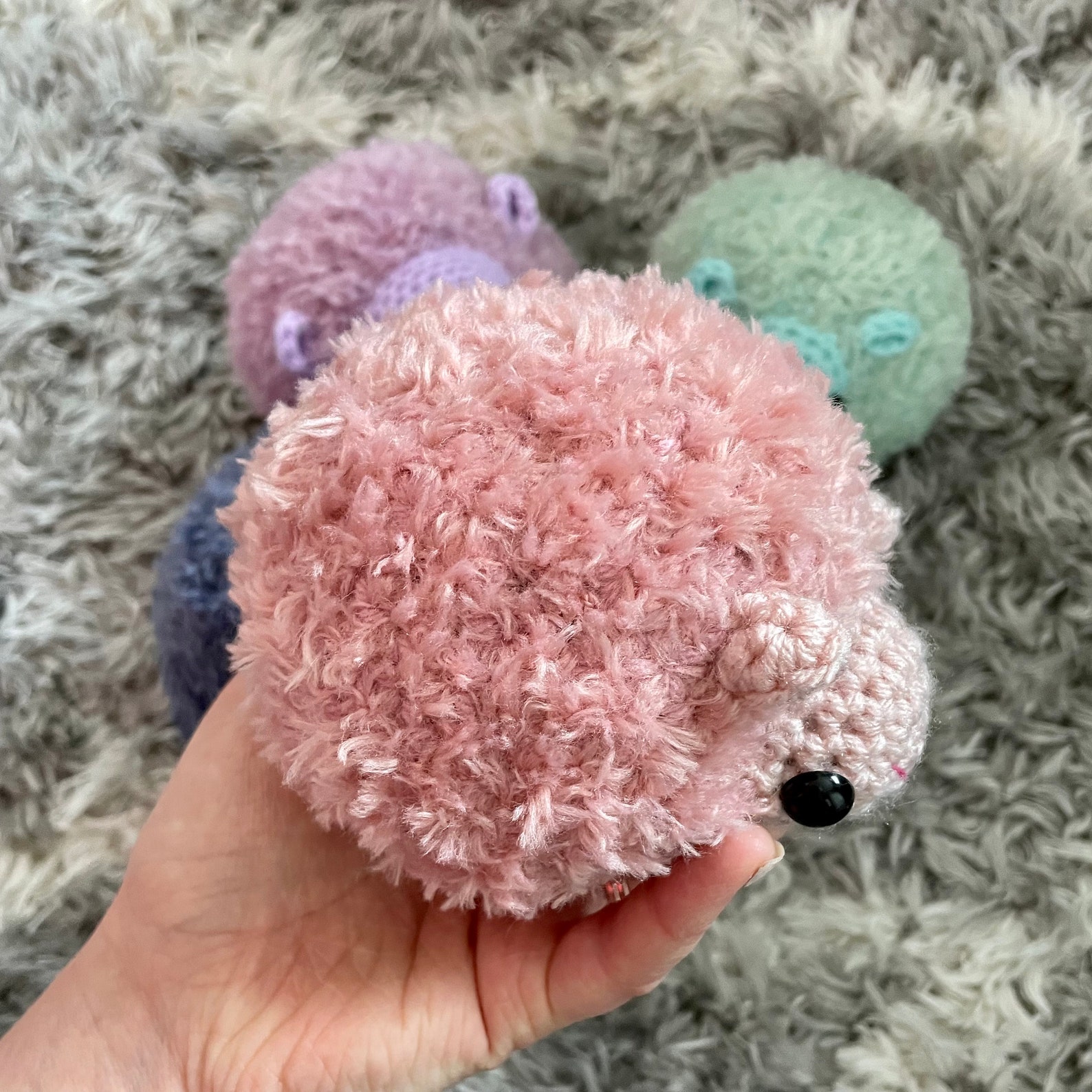 Fluffy Pygmy Puff Crochet Pattern/amigurumi Puff Pattern/pdf - Etsy
