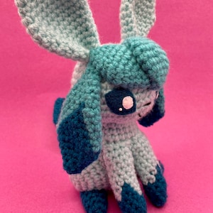 PDF Glaceon Crochet Pattern/glaceon Crochet Written Photo Tutorial ...