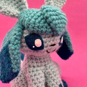 PDF Glaceon Crochet Pattern/glaceon Crochet Written Photo - Etsy