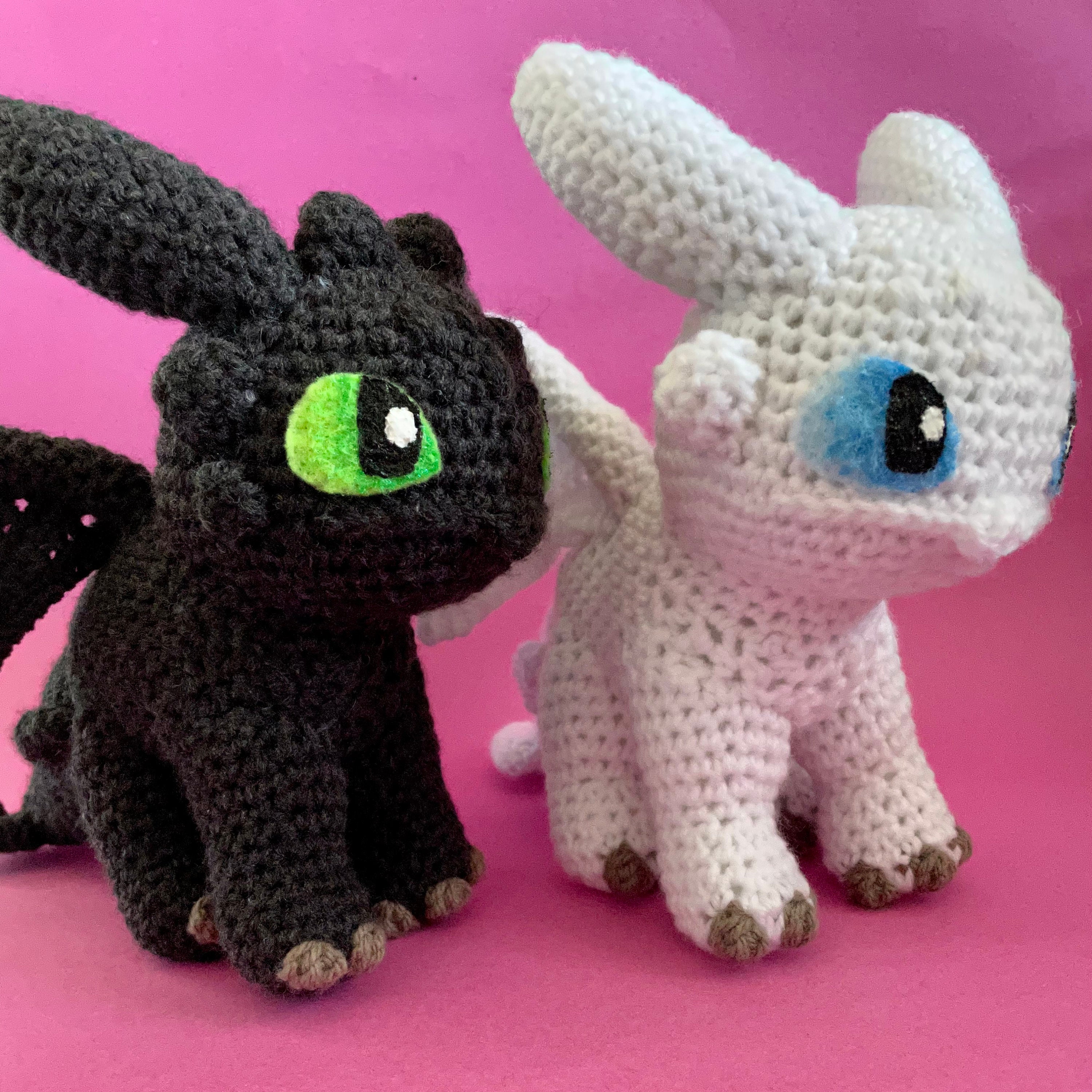 Crochet Night Fury Pattern/toothless Crochet Pattern/toothless and ...