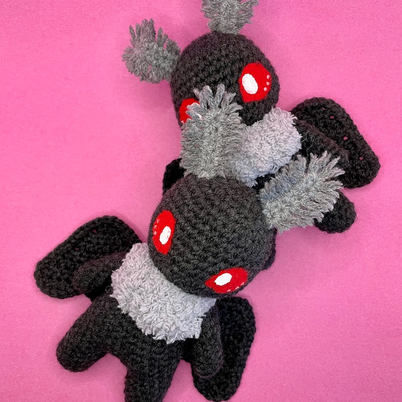 Crochet Mothman Pattern/pdf Mothman Crochet Pattern/mothman - Etsy