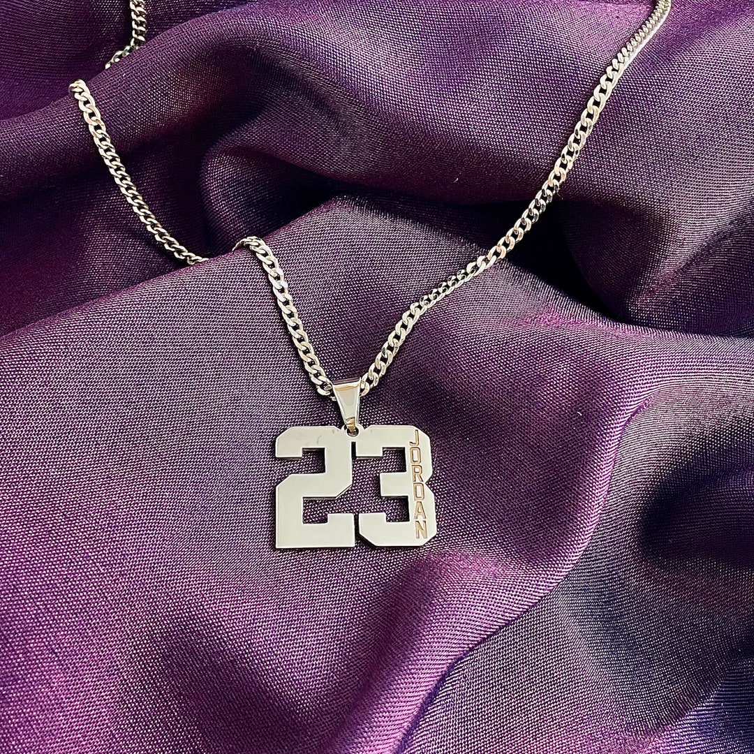 Teamsport Number Necklace, Sport Number Necklace, Player Number ...