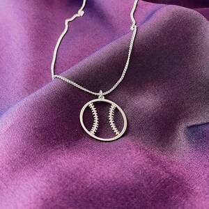 Baseball Ball Necklace, Personalized Sport Necklace, Gift for Coach ...