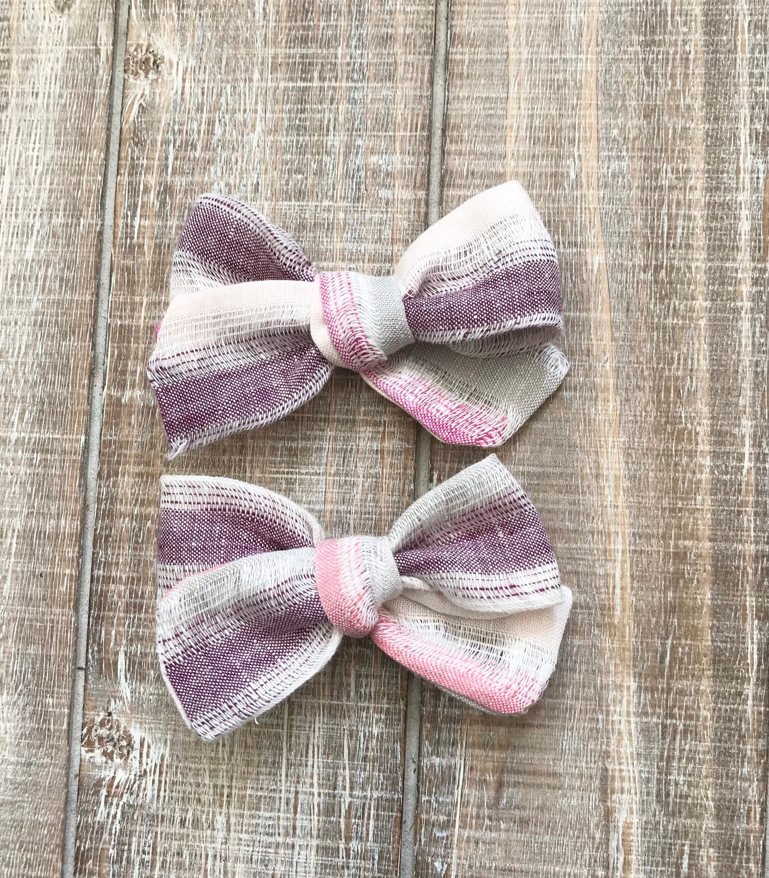 Spring Pigtail Bow Set Small | Etsy