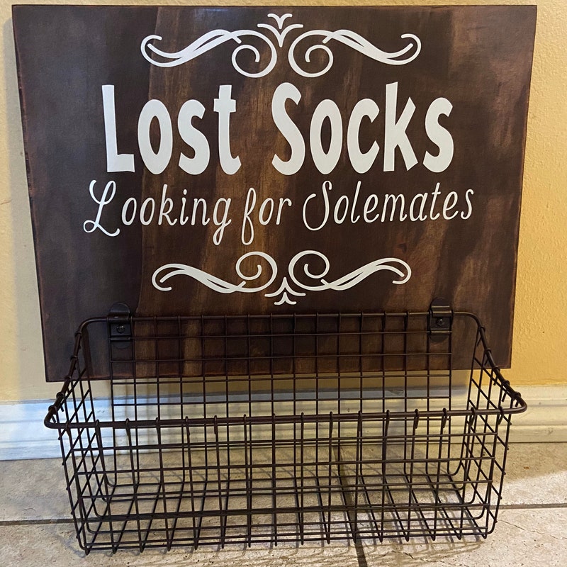 Lost Socks Sign - Etsy