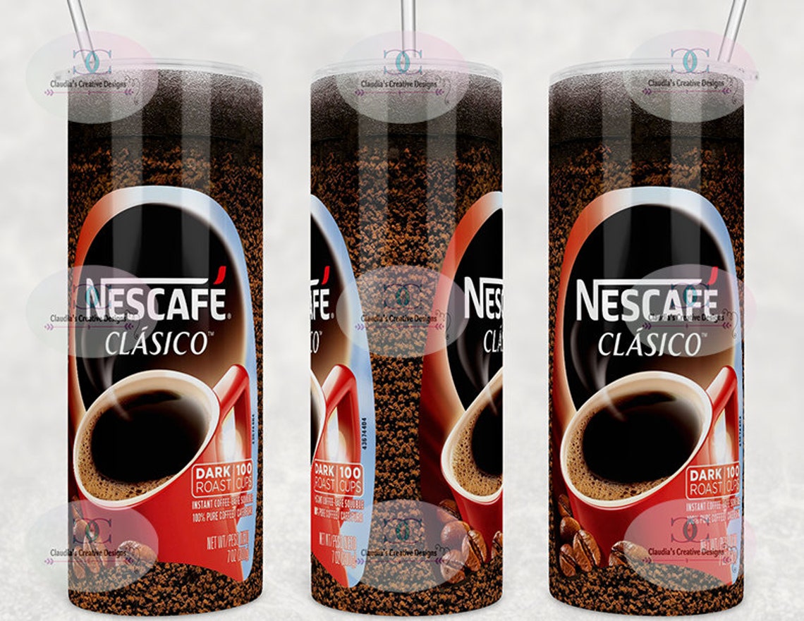 Nescafe Coffee 20oz Straight Tumbler Design - Etsy