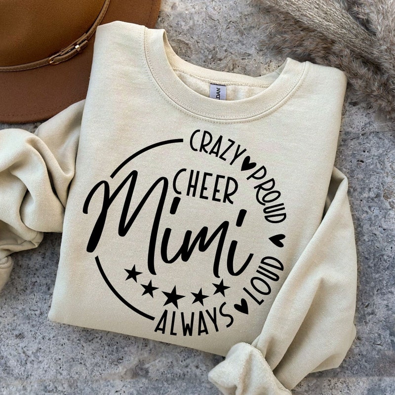 Cheer Mimi Svg - Etsy