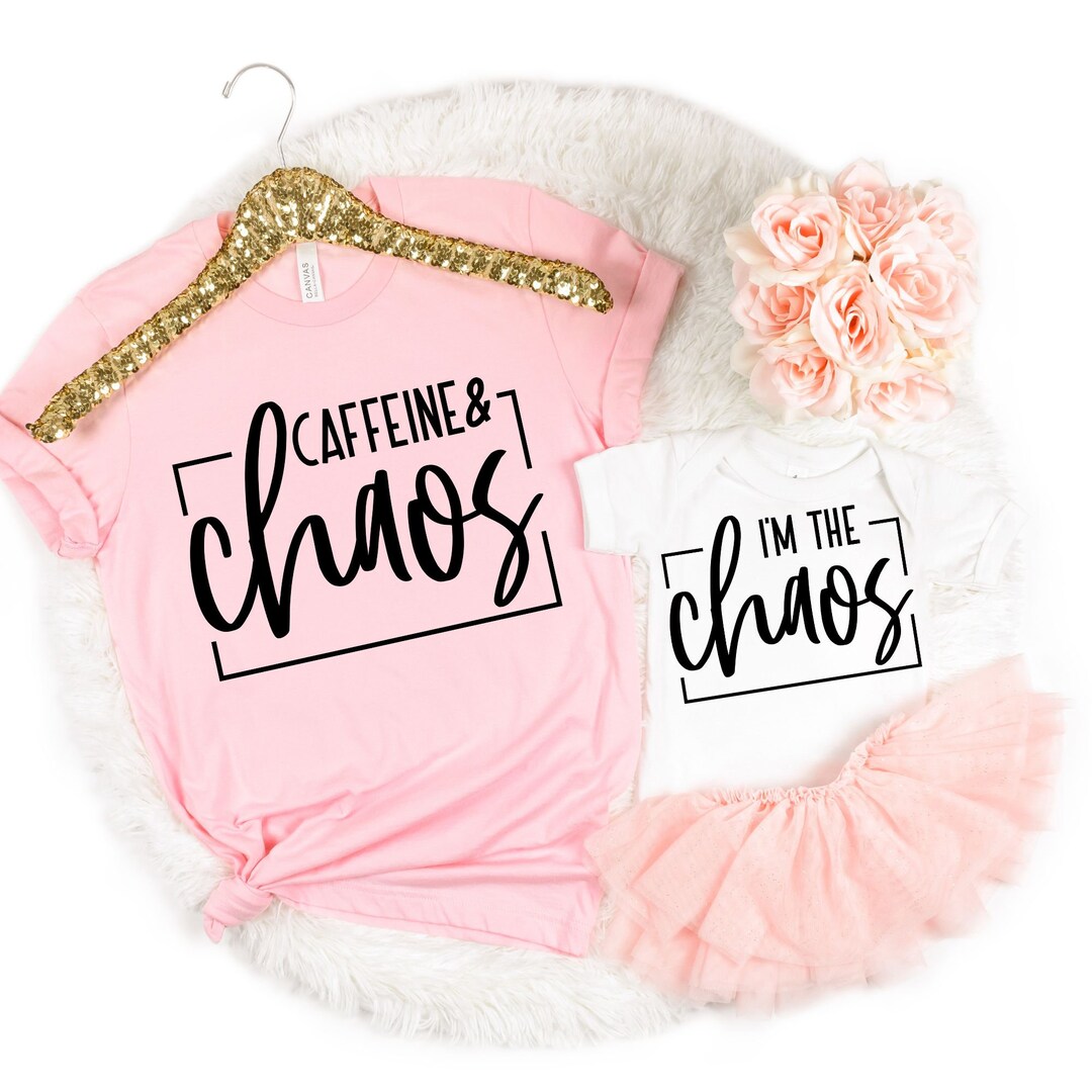 Caffeine and Chaos SVG PNG DXF Files, Chaos Coordinator Svg, Funny ...