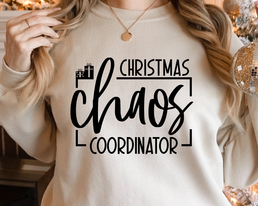 Christmas Chaos Coordinator SVG PNG Files for Cricut and - Etsy