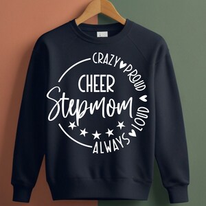 Cheer Stepmom SVG, PNG Files, Cheer Stepmom Shirt Svg, Cheer Mom Svg ...