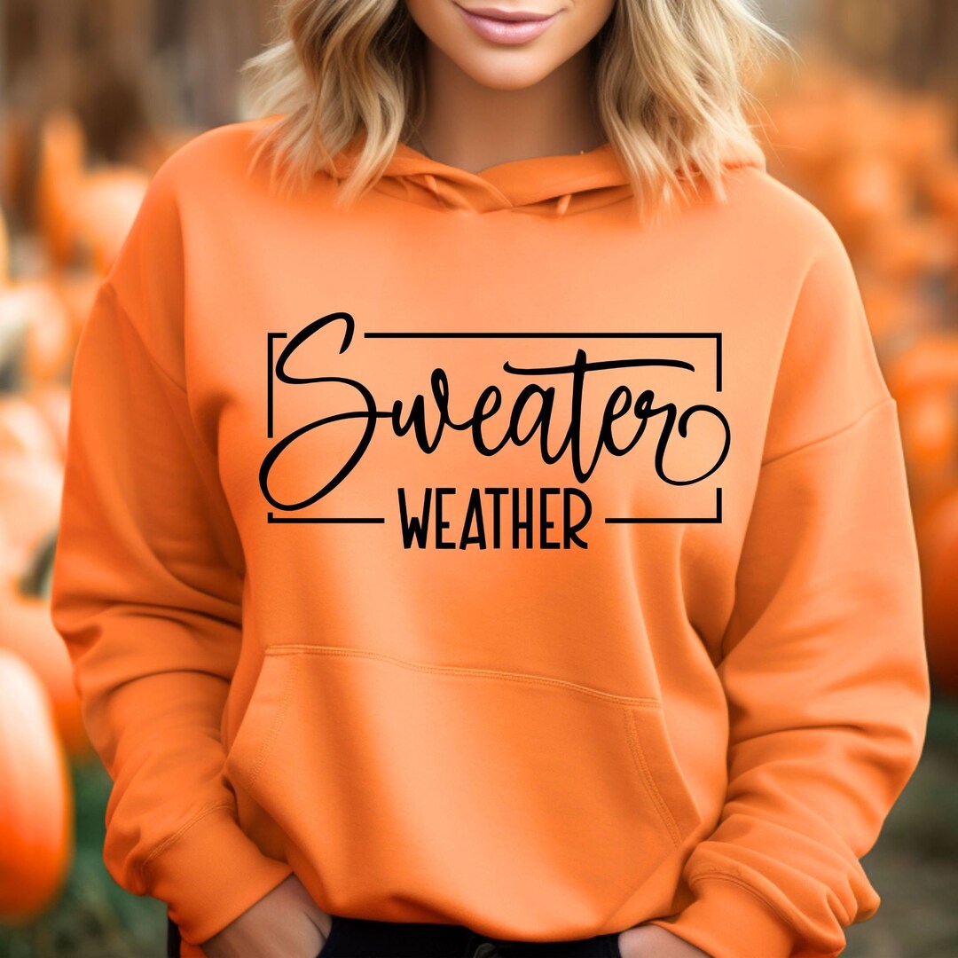 Sweater Weather SVG, PNG Files, Autumn Svg, Winter Svg, Fall Vibes Svg ...