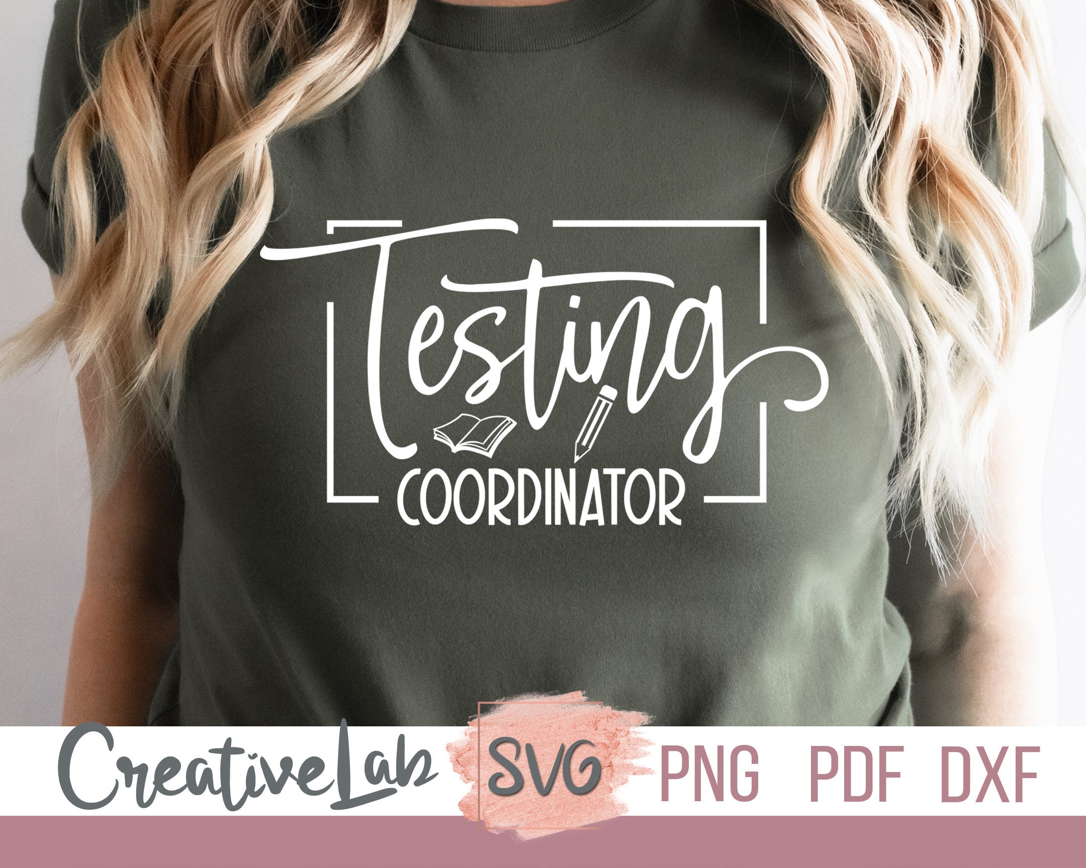 Testing Coordinator SVG, PNG Files, Testing Svg, Test Day Svg, Teacher ...