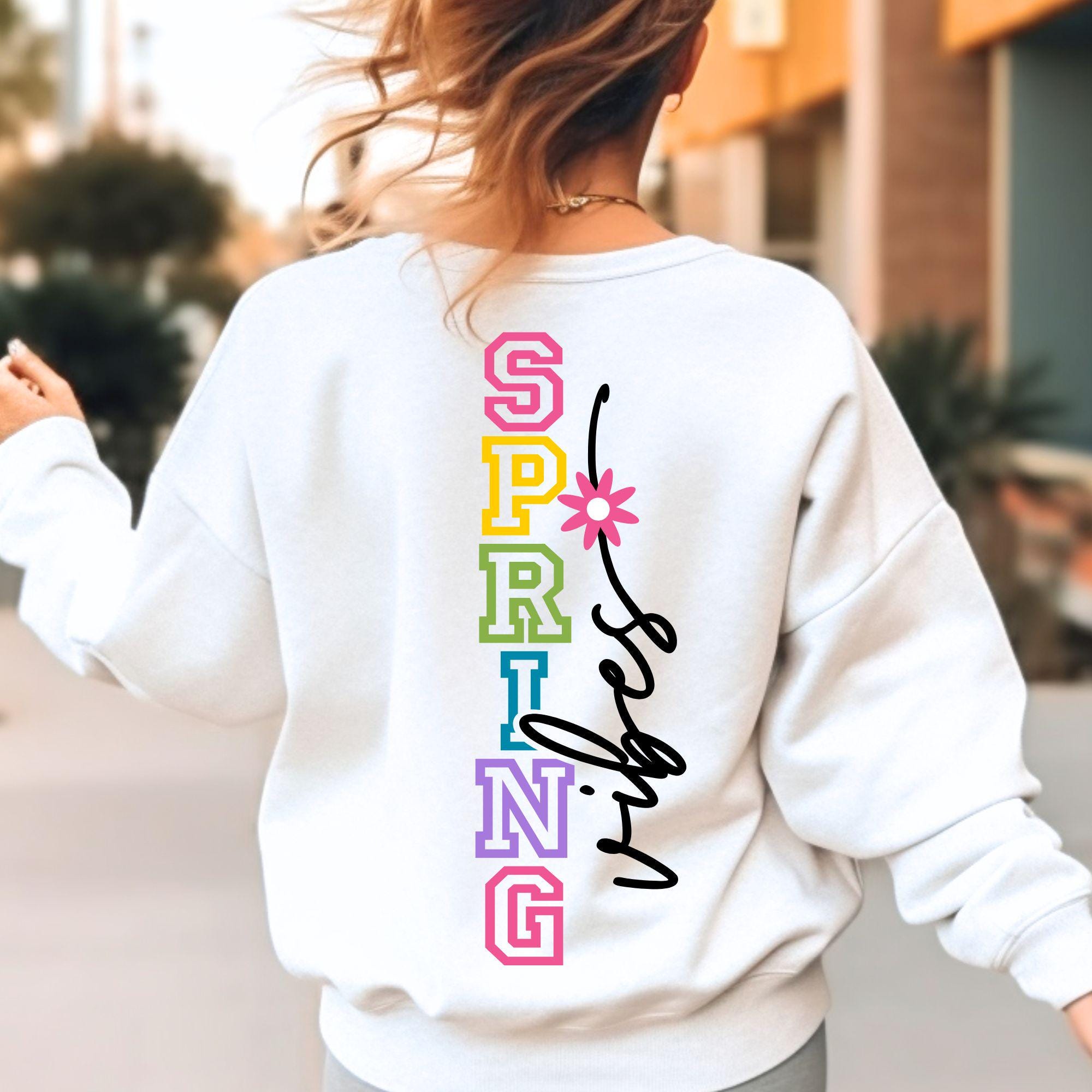 Spring Vibes SVG, PNG Files, Spring Svg, Hello Spring Svg, Spring Sign ...