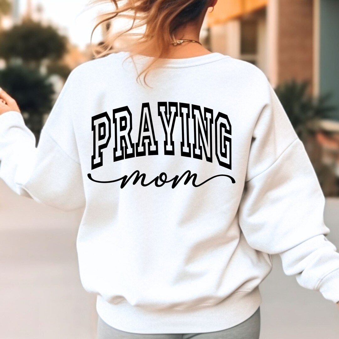 Praying Mom SVG PNG Files, This Mama Prays Svg, Christian Mom Svg, Pray ...