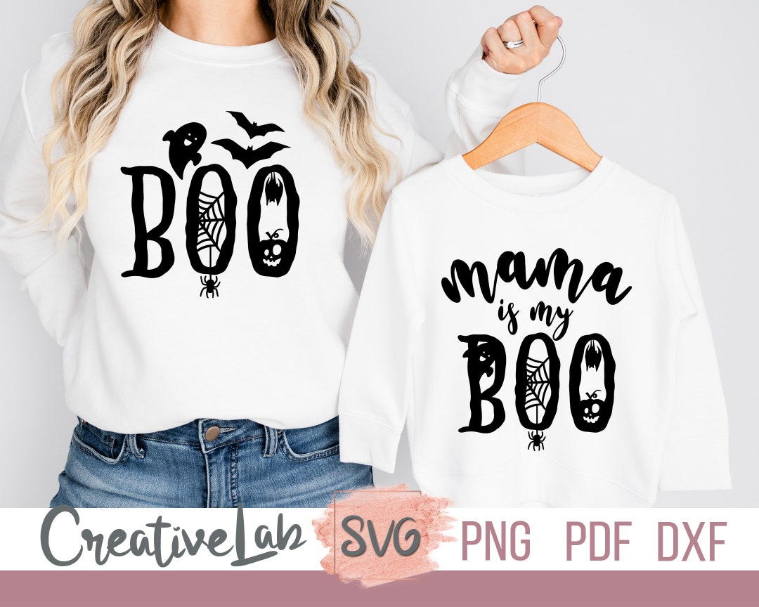 Mama is My Boo Svg, Boys Halloween Svg, Mommy and Me Svg, Halloween Mom ...