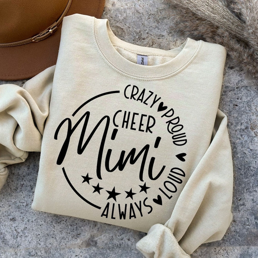 Cheer Mimi SVG PNG Files, Cheer Mimi Shirt Svg, Mimi Svg, Sports Mimi ...