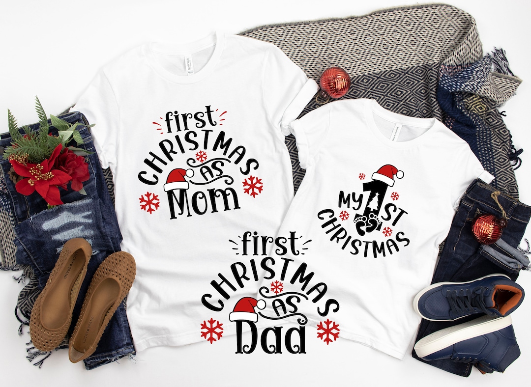 My First Christmas Svg, Family Christmas Svg, Christmas Shirt Svg, Dxf ...