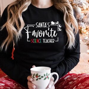 Teacher Christmas SVG, PNG Files, Science Teacher Svg, Teacher Gift Svg ...